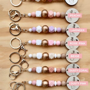 Personalized Name Keychain Bag Name Keychain Girl Gift Beaded Bag ...