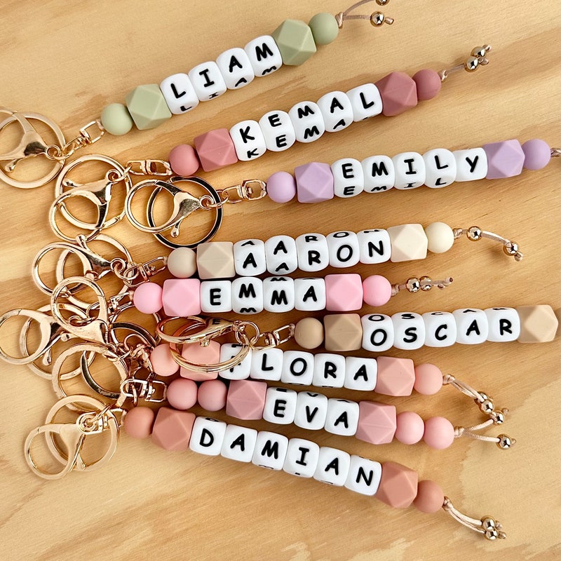 Name Keychain - Etsy