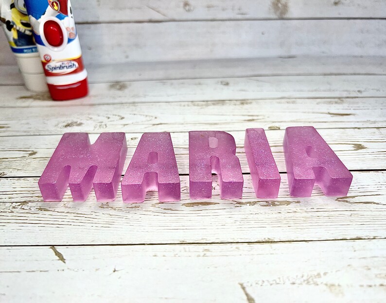 Sparkly Soap Personalized Name Soap Kids Name Soap Soap - Etsy