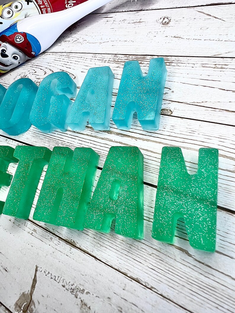 Sparkly Soap Personalized Name Soap Kids Name Soap Soap - Etsy