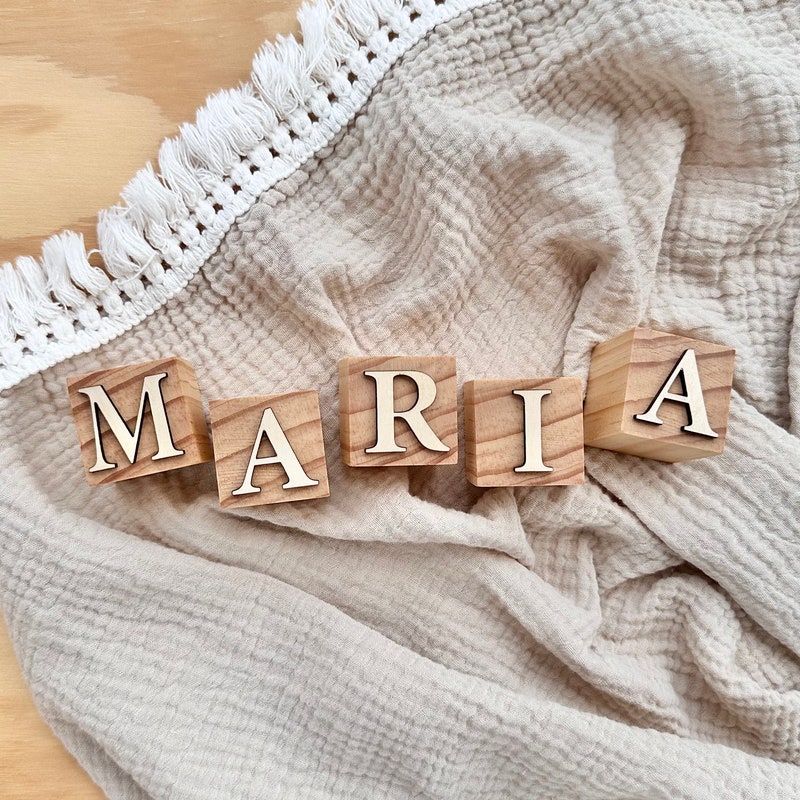 Baby Name Blocks - Etsy