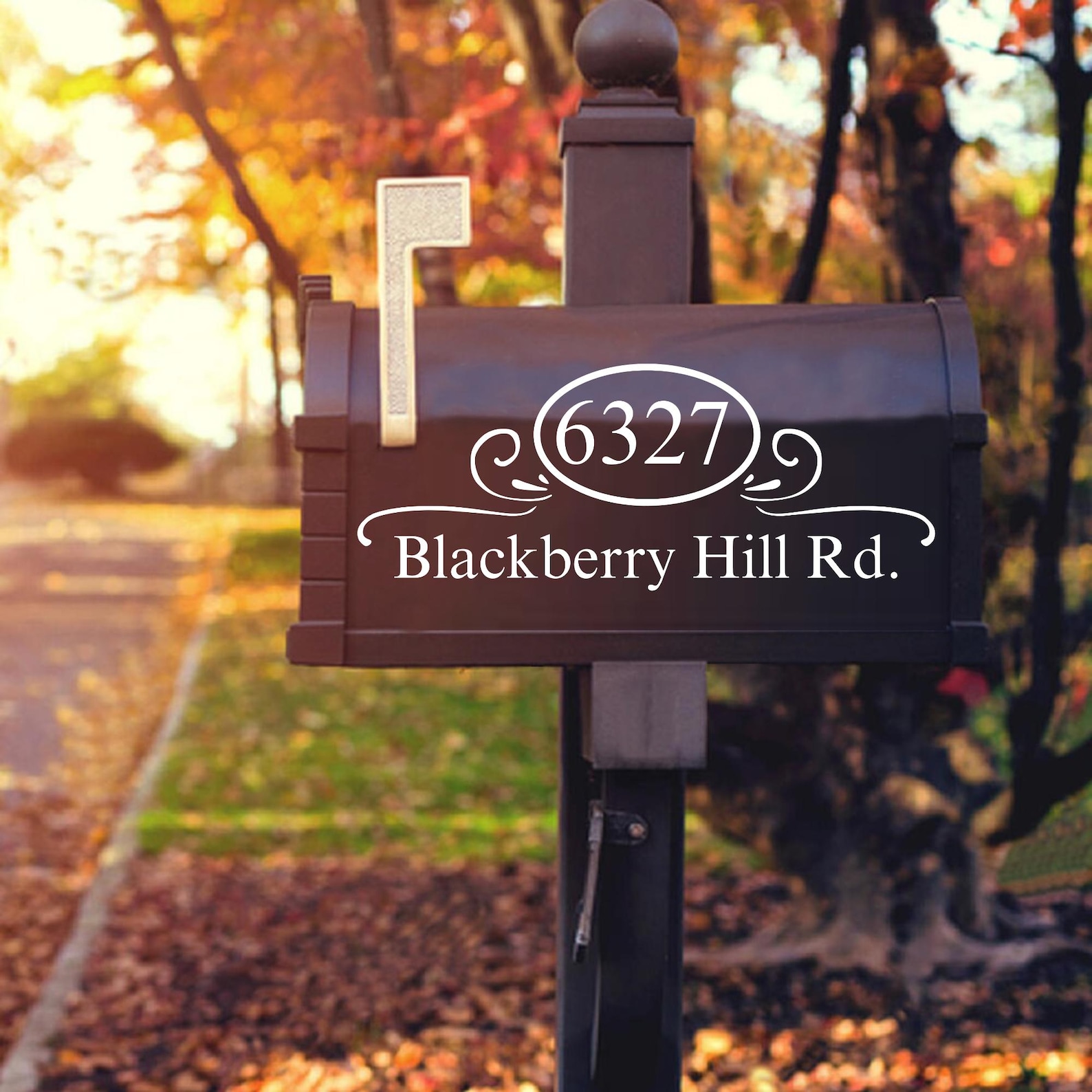 Custom Mailbox SVG, Vinyl Mailbox Decal Cut File PNG, House Numbers ...