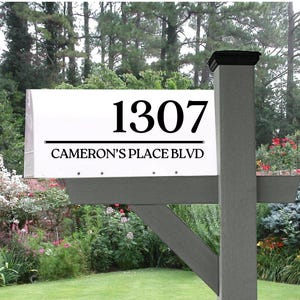 Custom Mailbox Numbers SVG, Street Address, House Numbers, Personalized ...