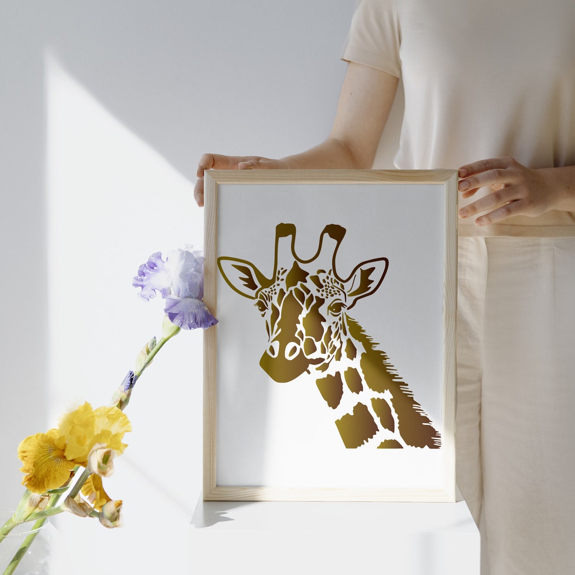 Giraffe SVG, Giraffe Head, Cut File for Cricut, Silhouette, Giraffe PNG ...
