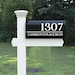 Custom Mailbox Numbers SVG, Street Address, House Numbers, Personalized ...