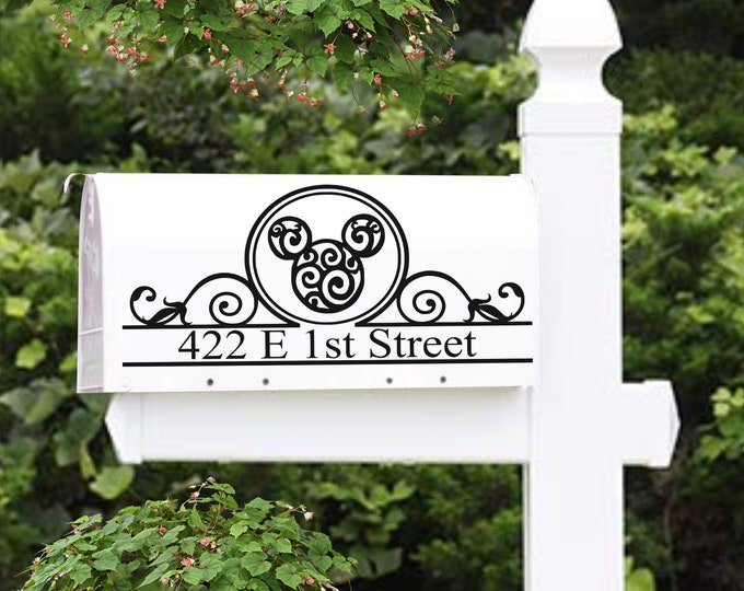 Deer Mailbox SVG, Custom Last Name SVG, Street Address, House Numbers ...