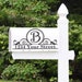 Custom Mailbox Address SVG, Street Address SVG, Monogram Initial SVG ...