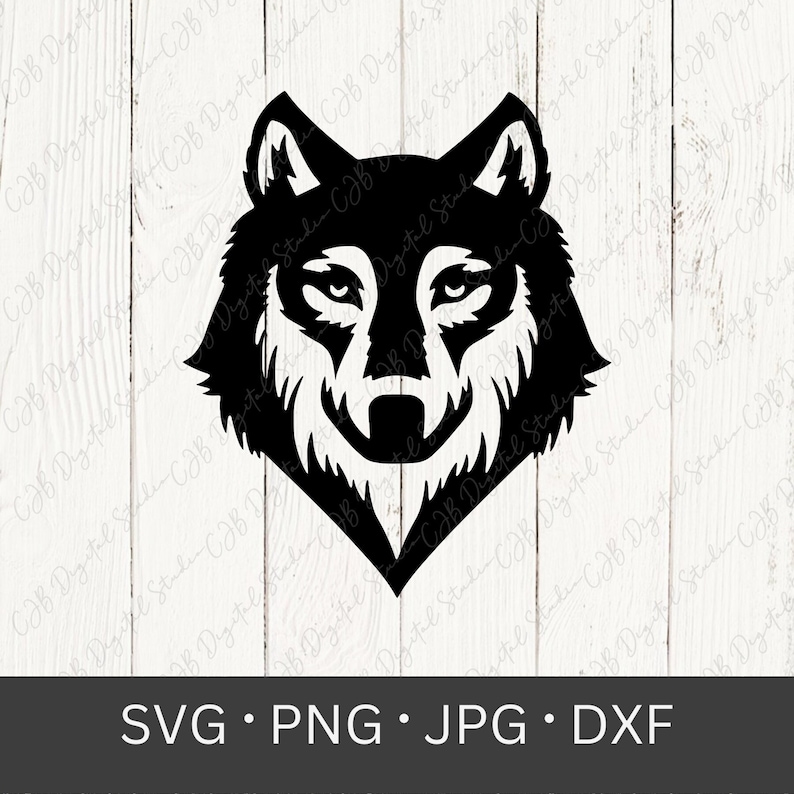 Wolf SVG, Wolf Head, Cut File for Cricut, Silhouette, Wolf PNG, Vinyl ...