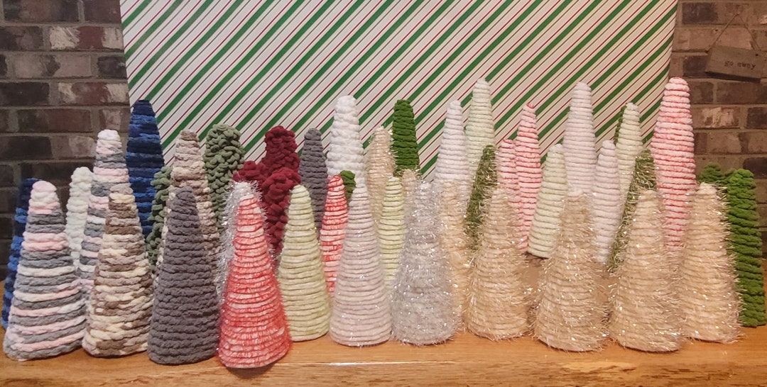 Handmade Yarn Trees - Etsy