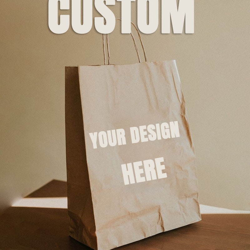 Personalized Paper Bags - Etsy