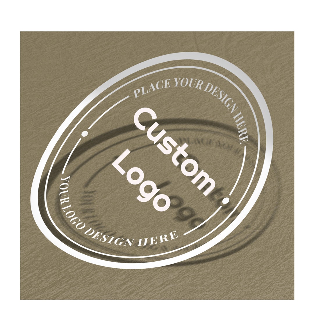 100 Custom Vinyl Stickers,personalized Logo/text Sticker Label,your Own ...