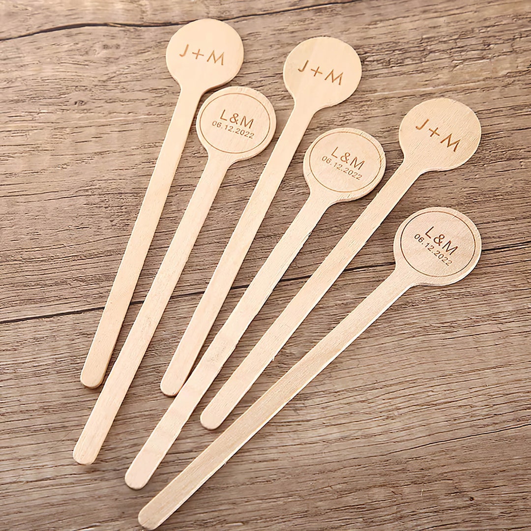 Customized Coffee Stir Sticks, Coffee Stir Sticks Wedding, Drink Stir ...