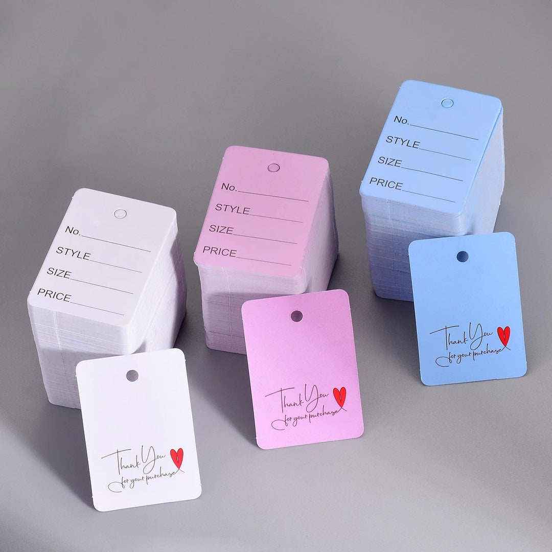 Clothing Price Tags | Swing Tags | Boutique Clothing Hangtag Template ...