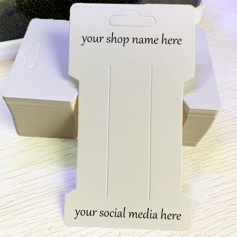 Custom Jewelry Display Cards | Display Cards for Hairbands and Hairpins ...