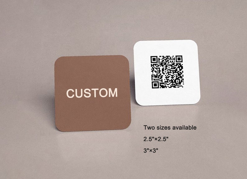 Personalized Square Rounded Corner Business Cards, Boutique Business ...