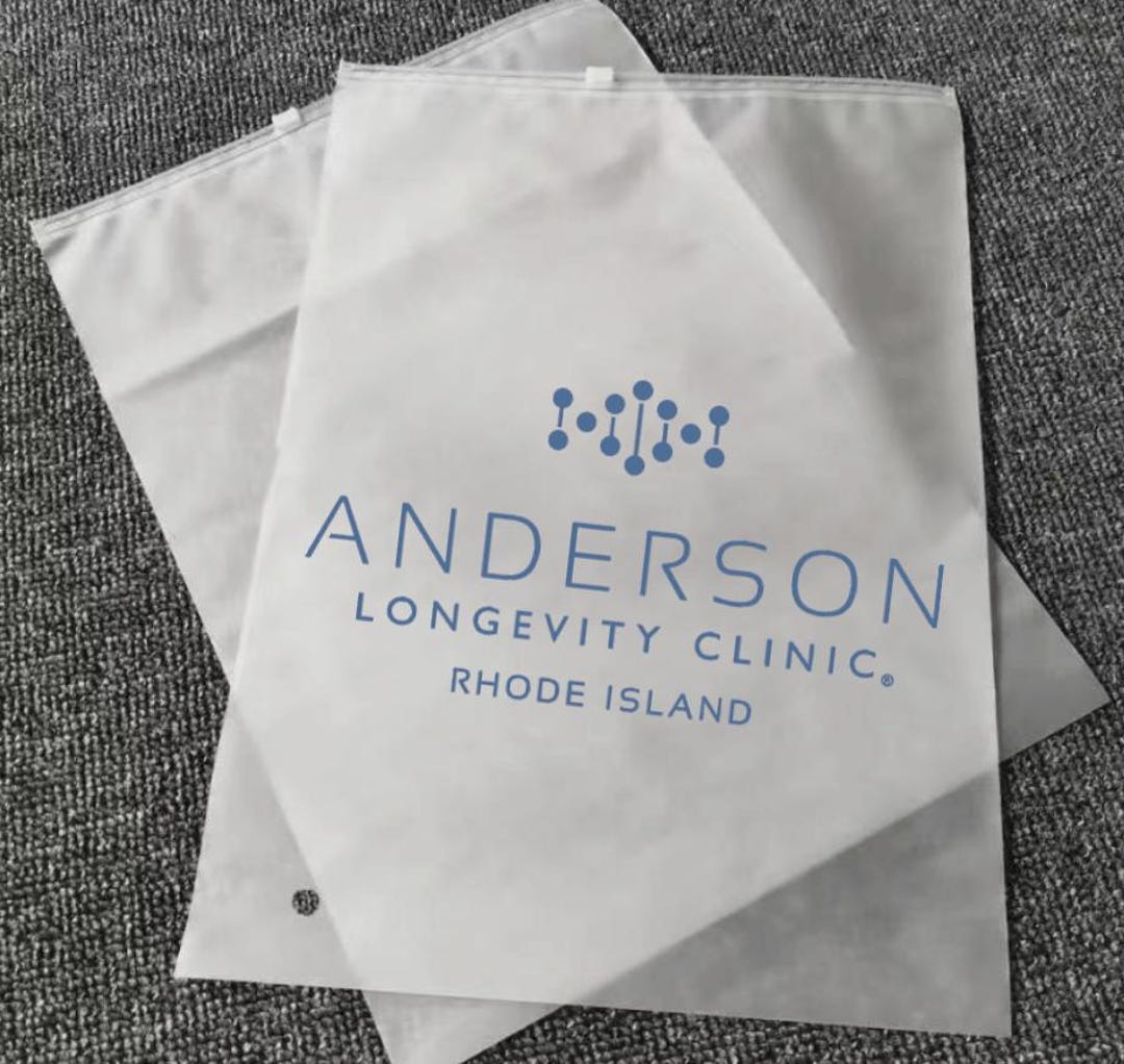 100 Pcs Custom Bags With Zip Lock, Personalized Logo Packaging Zipper ...