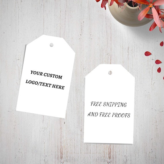 Custom Logo Gift Tags Personalized Business Logo Tags Tags - Etsy