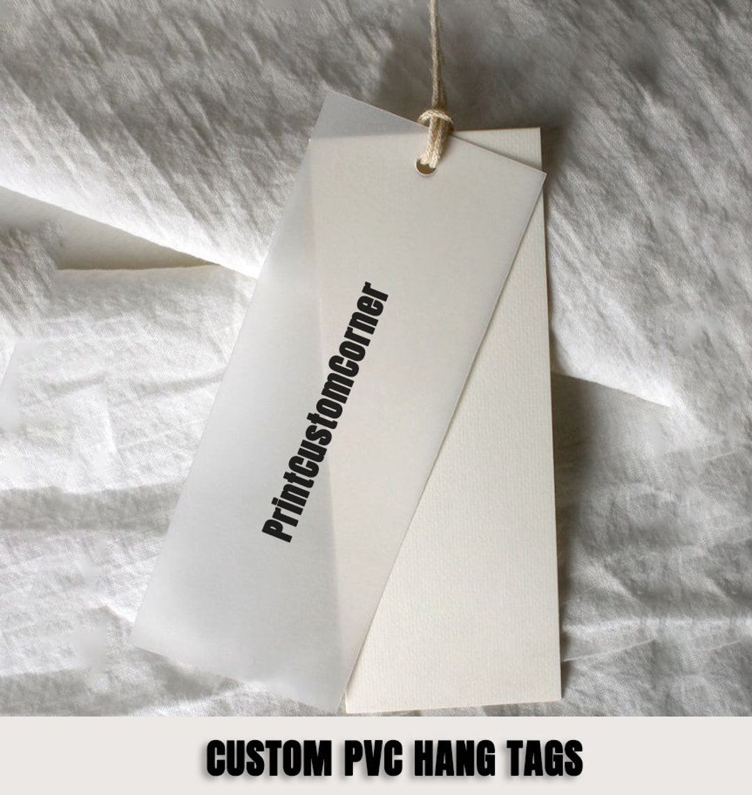 Personalized Pvc Hang Tags With Strings, Custom Plastic Hang Tags for ...