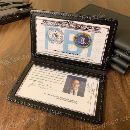 CUSTOM Criminal Minds FBI ID Badge Card Costume Name Tag Prop - Etsy