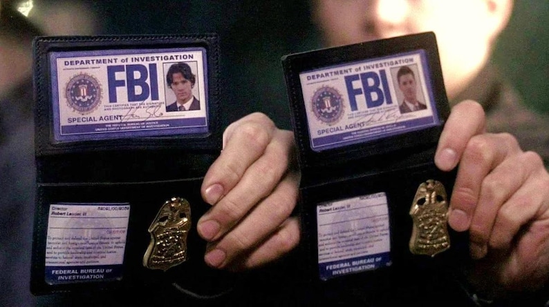 Supernatural Screen-accurate FBI Ids DIGITAL DOWNLOAD - Etsy
