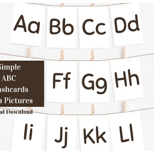 Minimalist Flashcard Gift for Homeschool Mom Montessori Alphabet ...