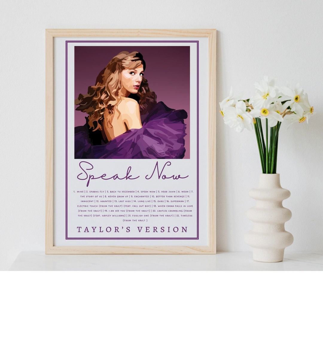 Speak Now T Swiftie Speak Now Poster Erastour Poster Download Wall Art ...