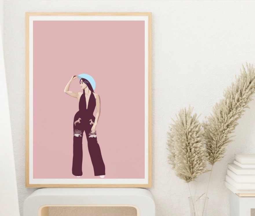 Spacey Kacey Poster | Minimalistic Kacey Poster | Music Poster | Wall ...