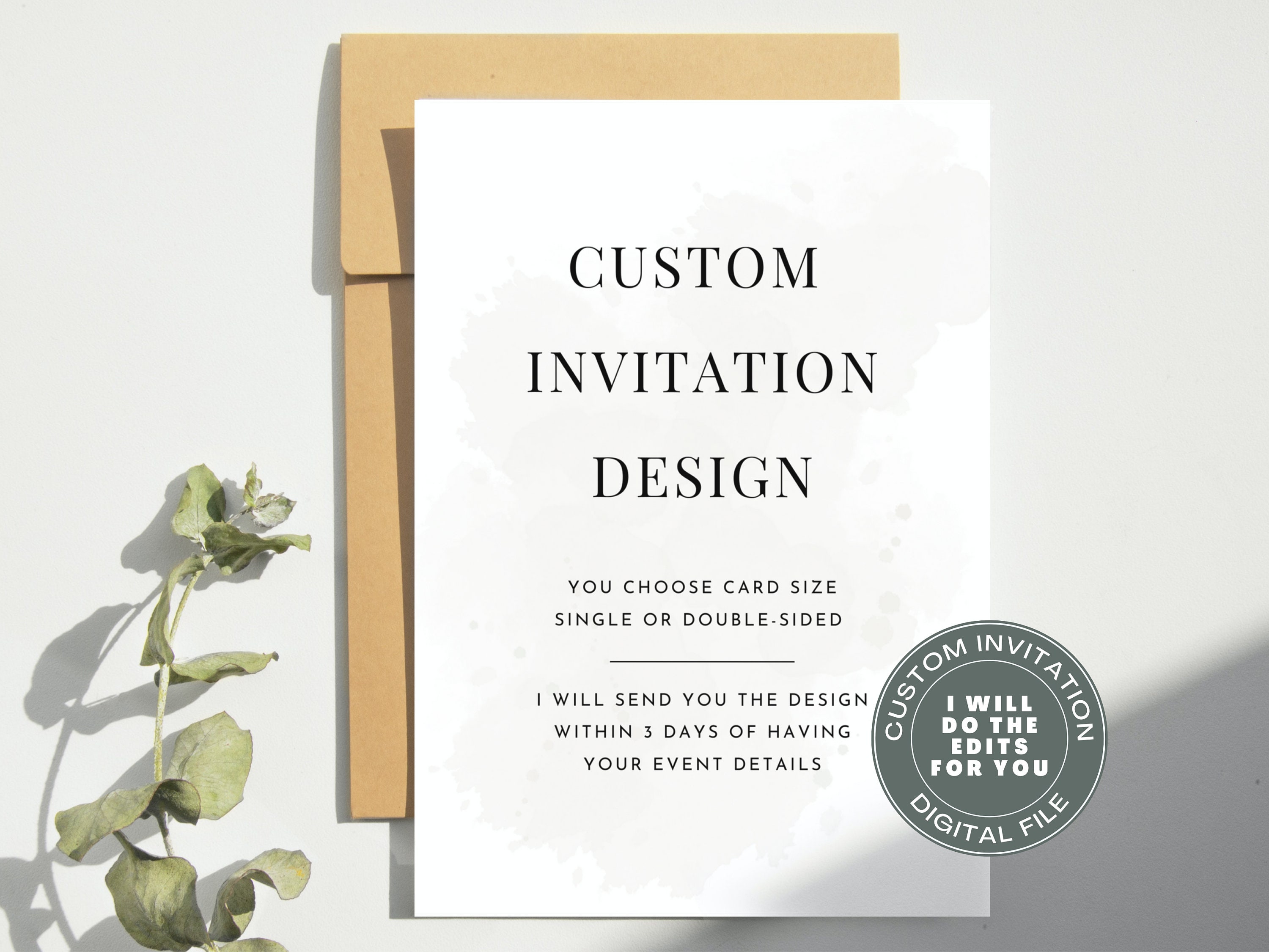 Custom Party Invitation, Design Digital, Custom Card Design, Birthday ...