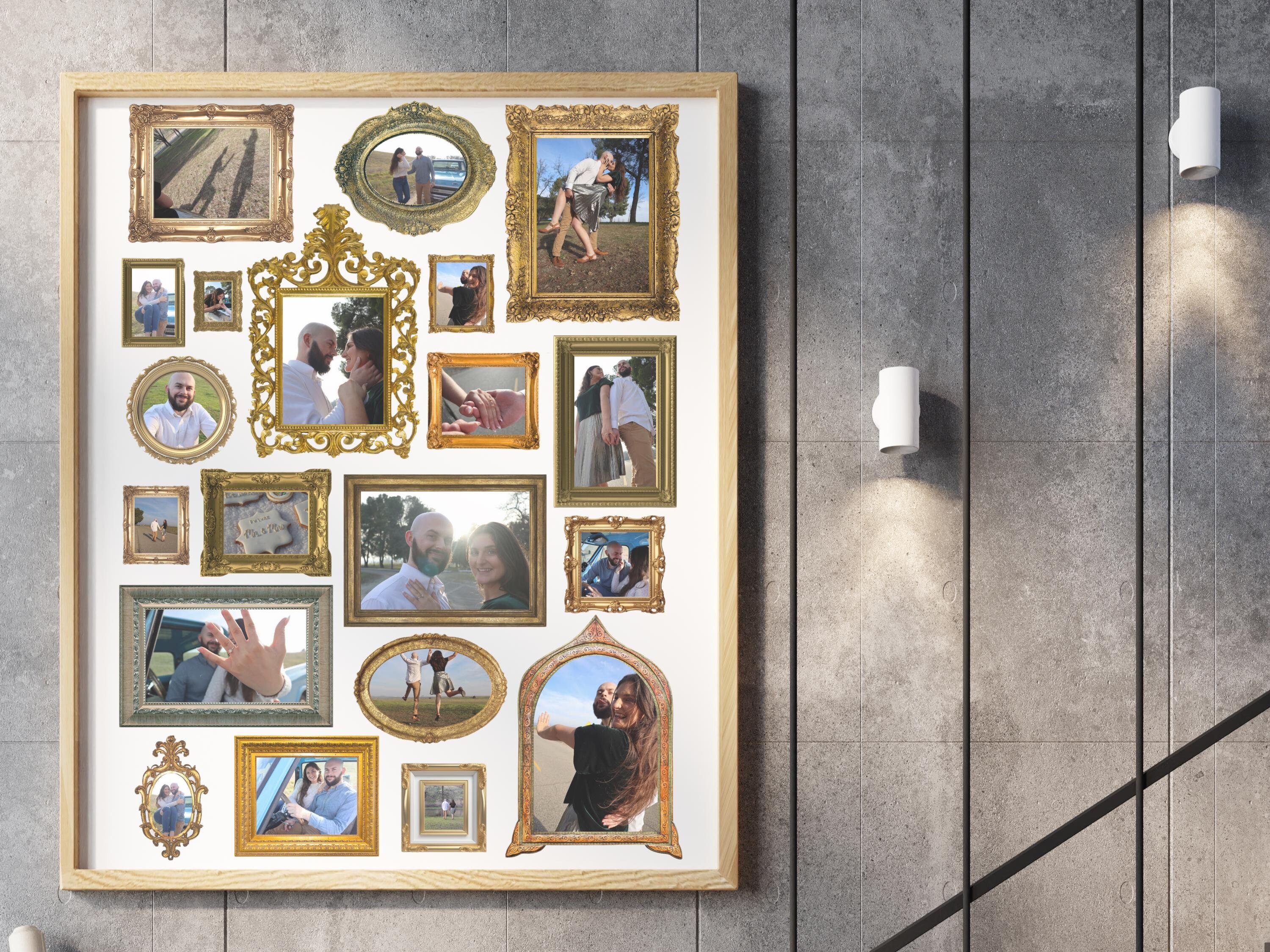 Customizable Gallery Wall Photo Collage, Personalized Gallery Wall ...