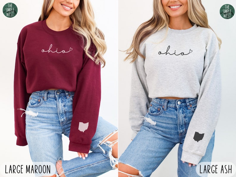 Ohio Crewneck Sweatshirt, Ohio Trip Shirt, Ohio Vacation Tee, Moving to ...
