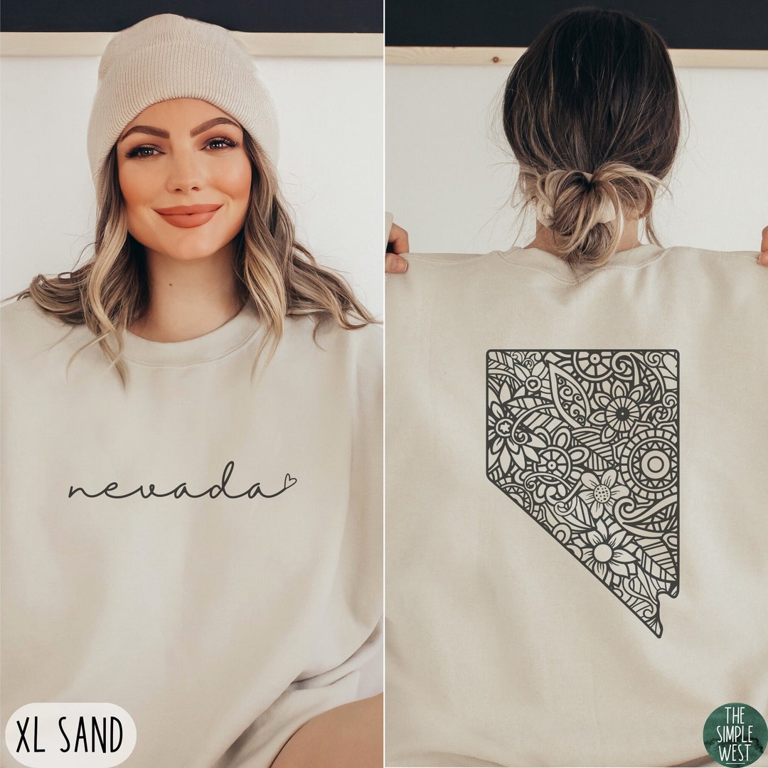 Nevada Sweatshirt | Floral Nevada Crewneck Pullover | Women’s Nevada ...
