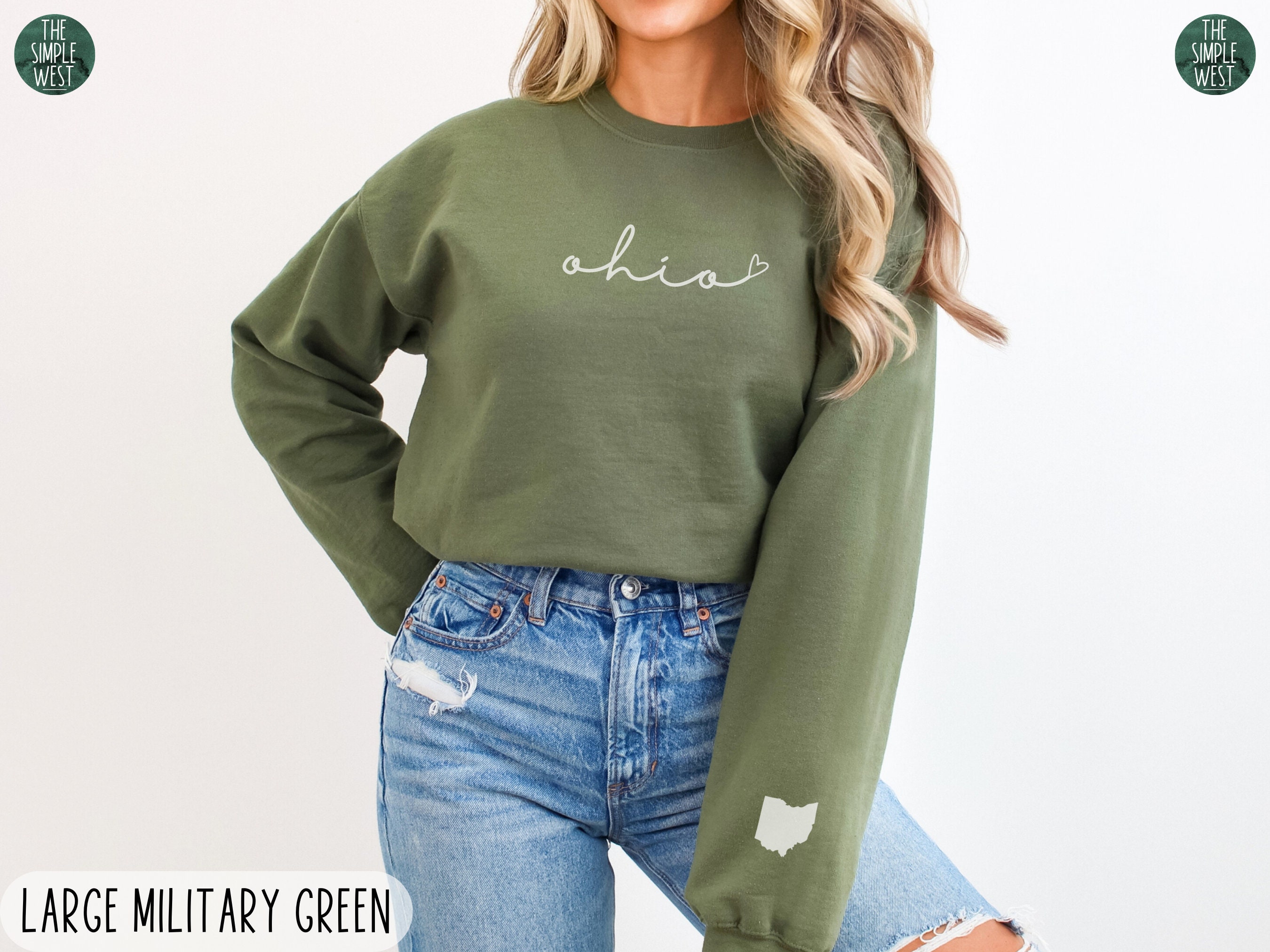 Ohio Crewneck Sweatshirt, Ohio Trip Shirt, Ohio Vacation Tee, Moving to ...
