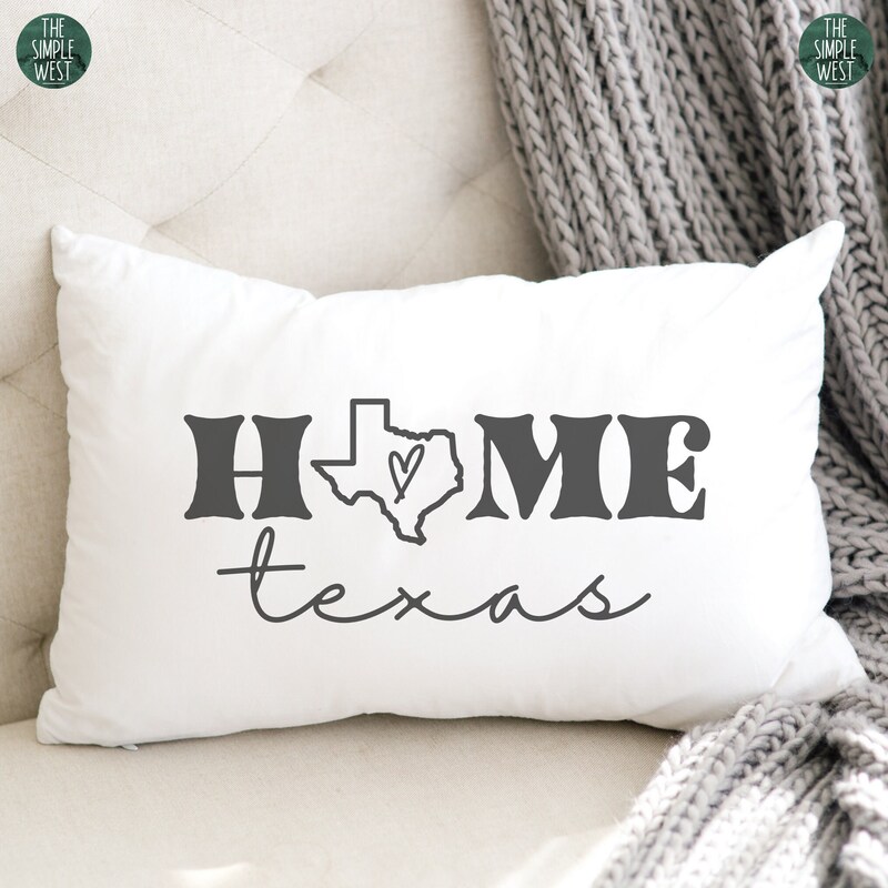 Texas Pillow - Etsy
