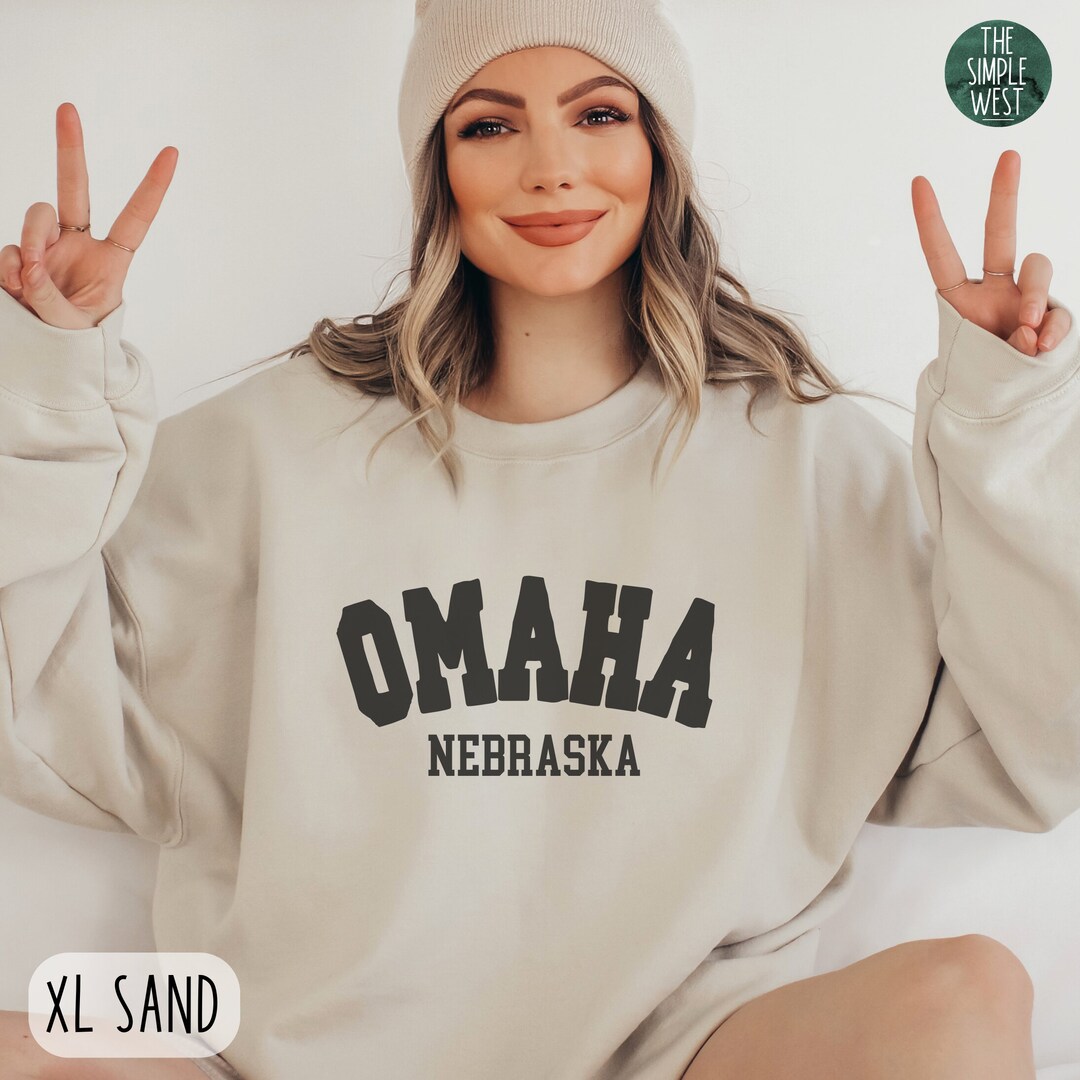 Omaha Crewneck Sweatshirt, Moving to Omaha Gift, Nebraska Vacation ...