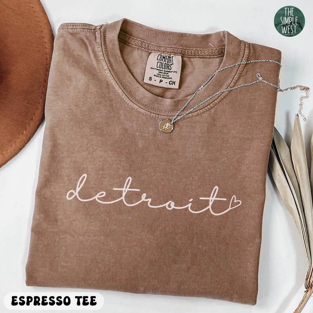 Detroit Comfort Colors Shirt, Moving to Detroit Gift, Detroit City ...