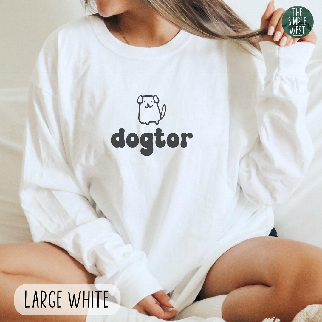 Veterinarian Long Sleeve Shirt, Funny Vet Crewneck, Gift for Vet ...