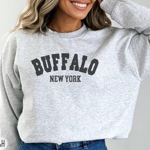 Buffalo Crewneck Sweatshirt, Moving to Buffalo Gift, NY Apparel ...