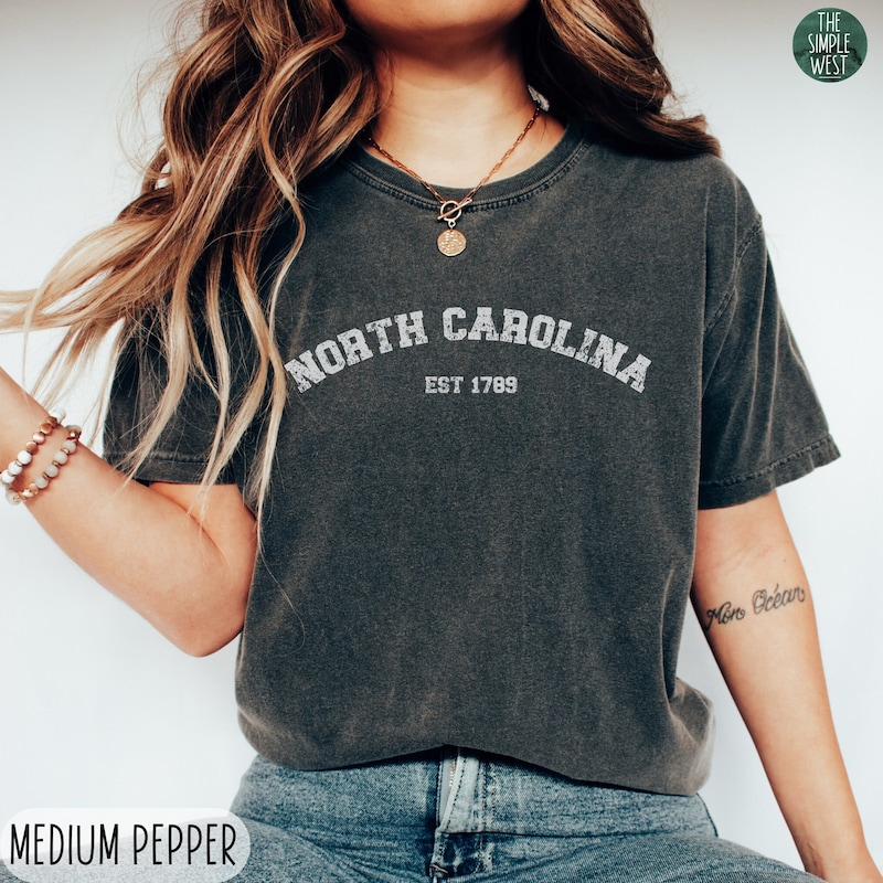 North Carolina Shirt - Etsy