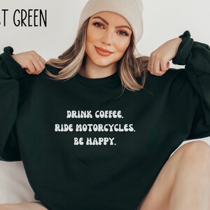 Motorcycle Sweatshirt Motorcycle Crewneck Motorcycle Gift Gift for ...