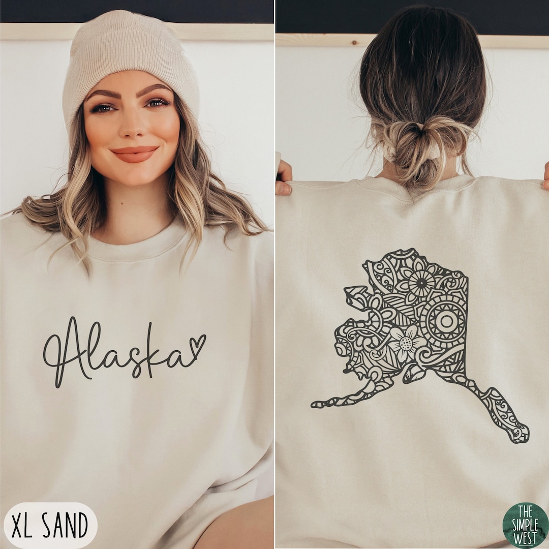 Alaska Sweatshirt, Alaskan Cruise Crewneck, Alaska Trip Gift, Alaskan ...