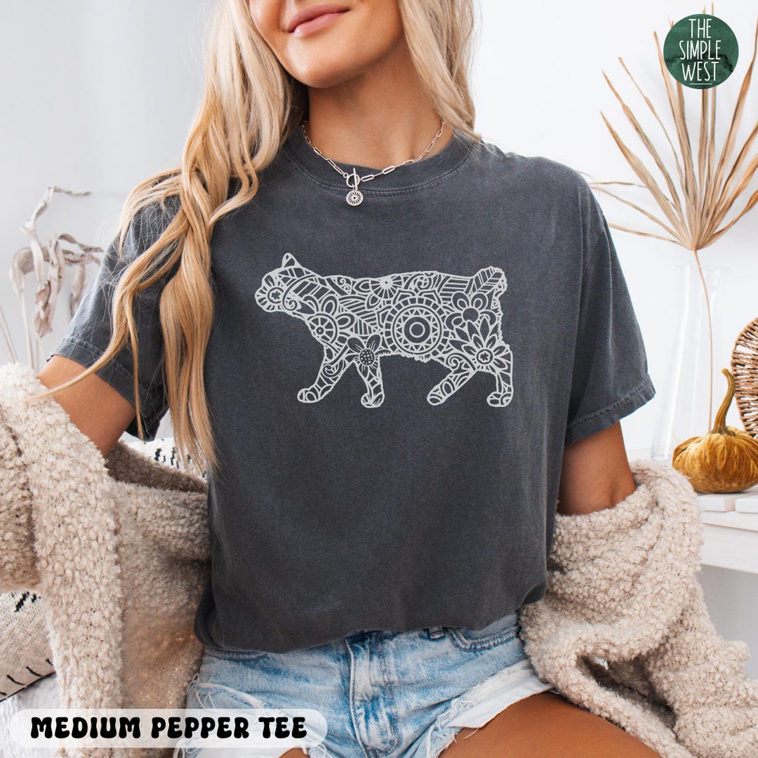 Manx Cat Comfort Colors Shirt, Manx Mom Gifts, Cat Mama Tee, Funny Cat ...