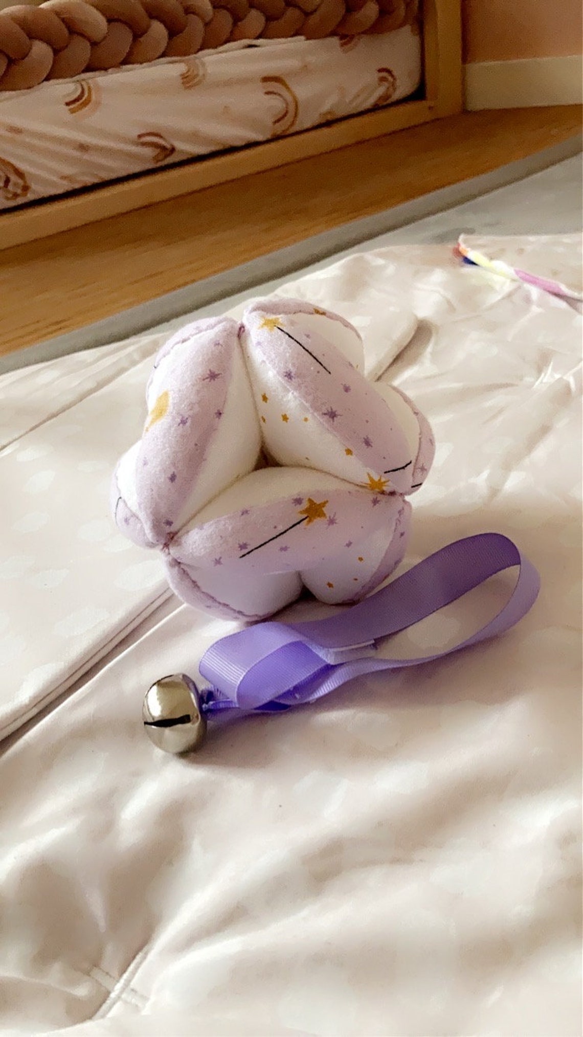 Montessori Ball Takane Ball Grasping Puzzle Ball Princess Ball Ribbon ...