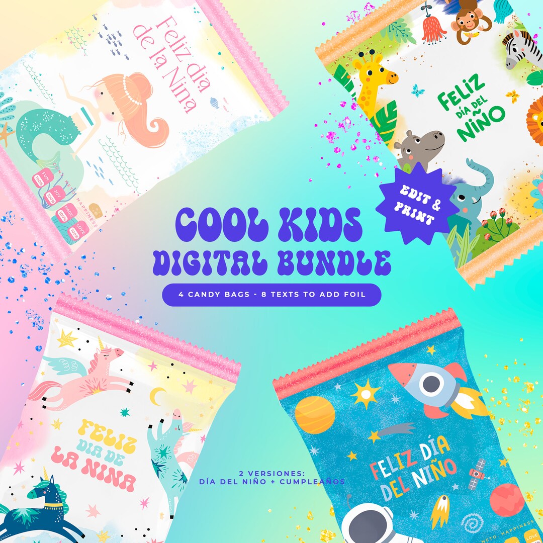 Cool Kids Candy Bag / Children's Day / Birthday - Etsy