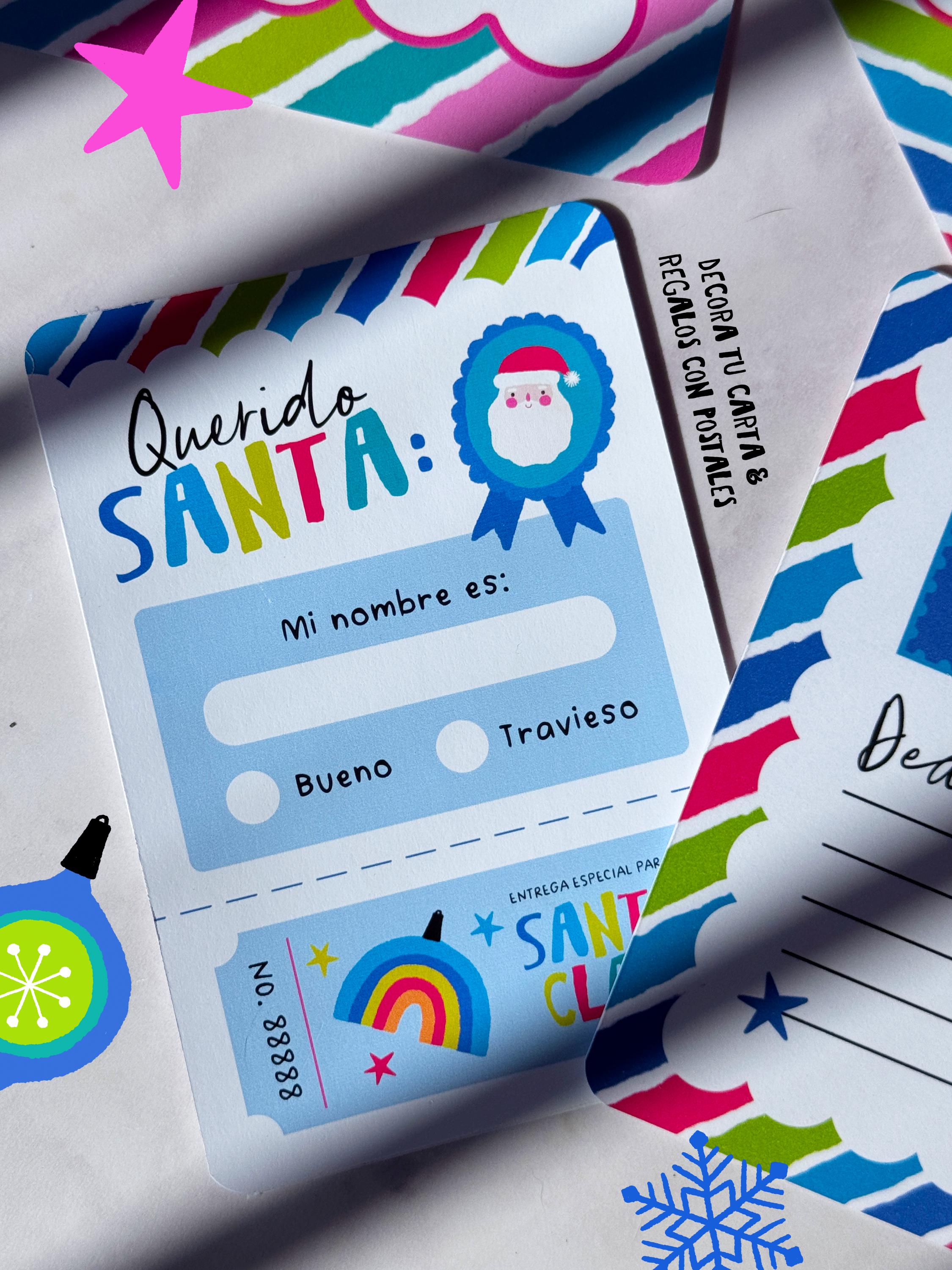 DIGITAL / Carta a Santa , Letter to Santa Claus - Etsy México