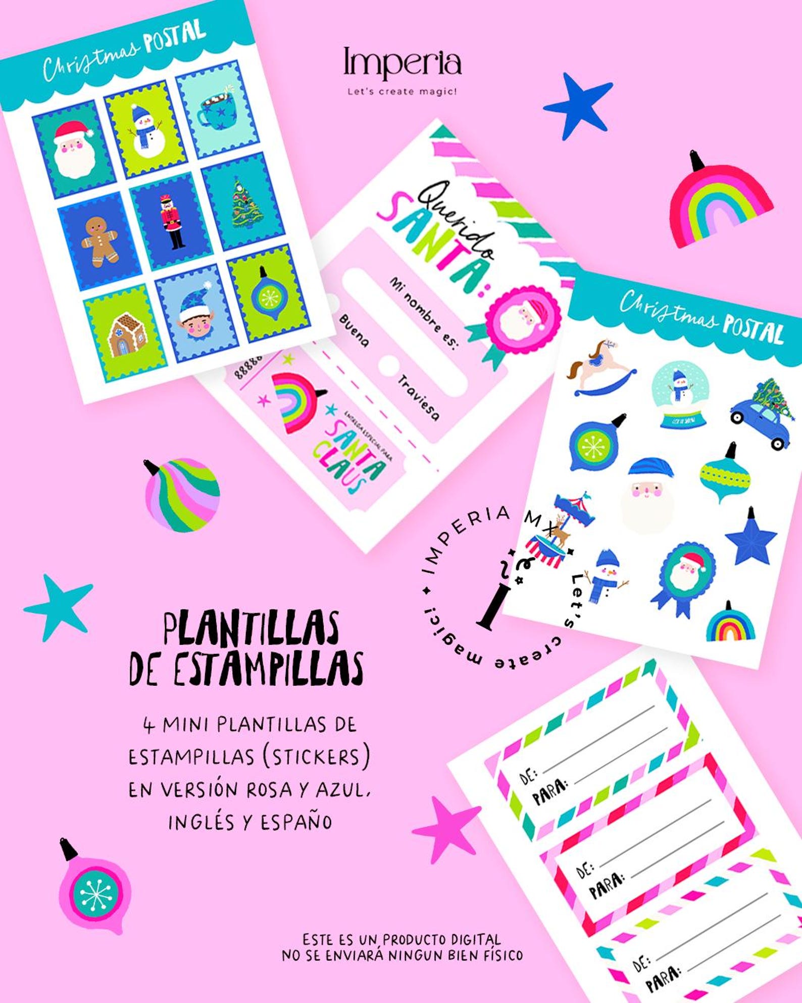 DIGITAL / Carta a Santa , Letter to Santa Claus - Etsy México