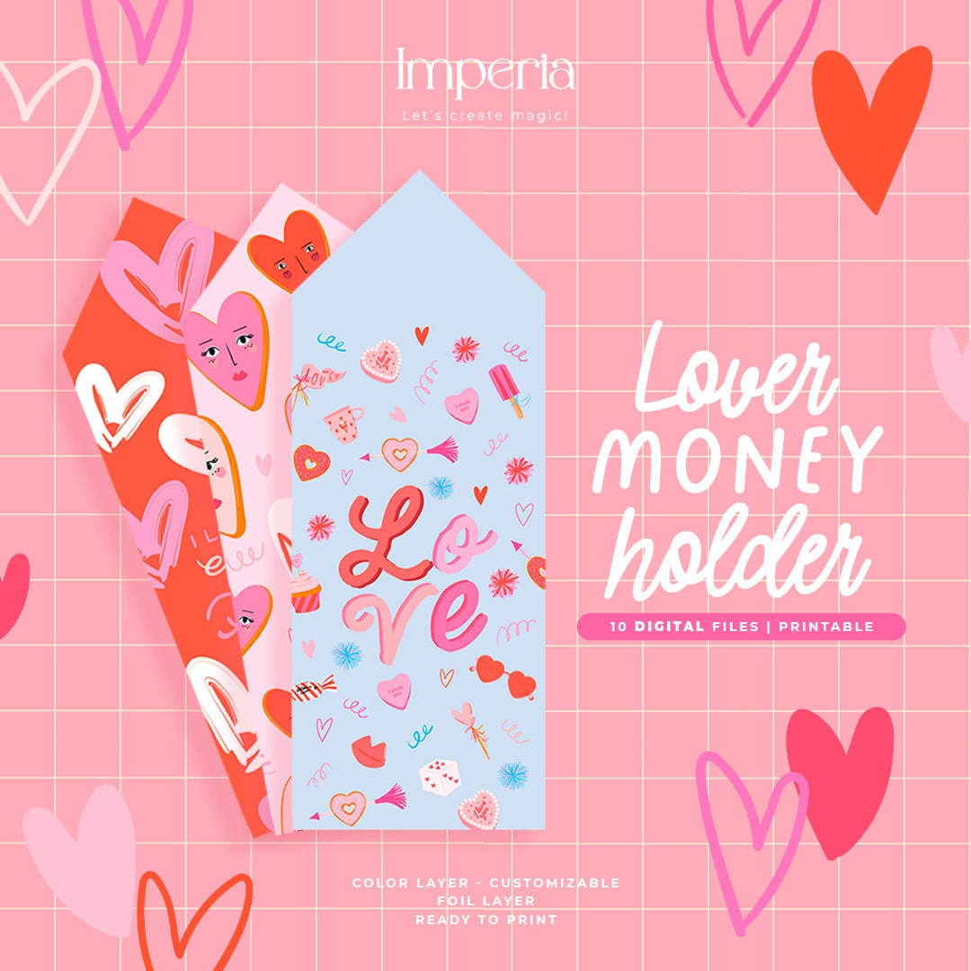 Lover Money Holder / Sobre para dinero - Etsy México