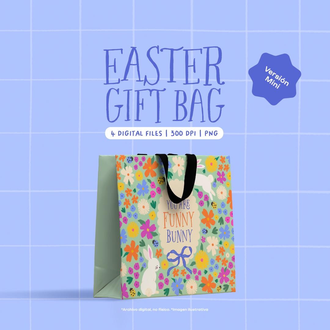 Easter / 4 Mini Gift Bags / Gift Bags / Boutique Bags / Easter Gift ...