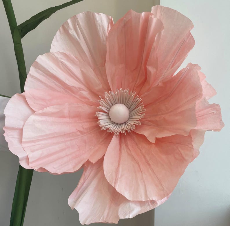 Giant Paper Flower Display for Event Decoration Handcrafted Standing ...