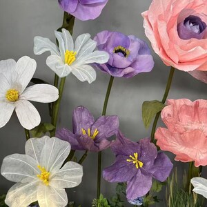 Giant Paper Flower Display for Event and Space Decoration Handcrafted ...