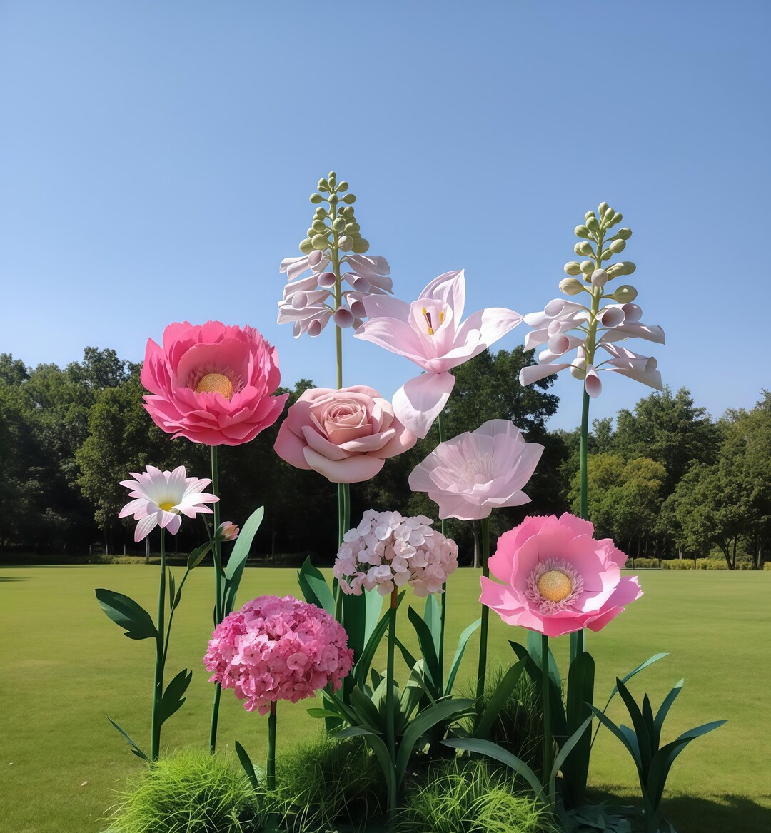 Oversized Paper Flower Centerpiece for Enchanted Garden and Whimsical ...